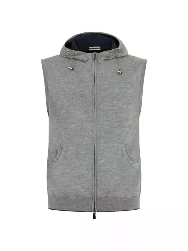 Fedeli Hooded Knit Vest