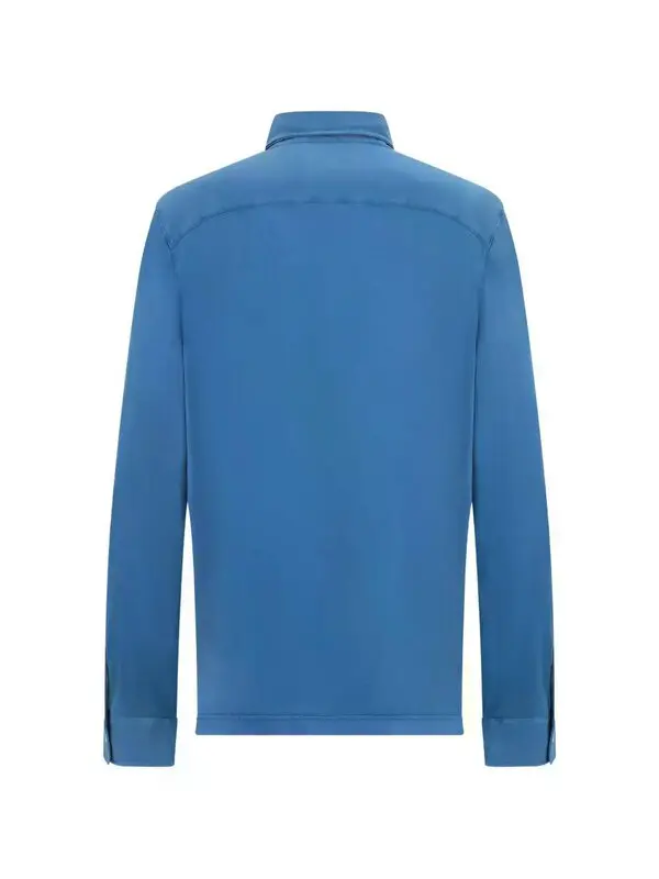 Fedeli Long-sleeve Shirt - Blue