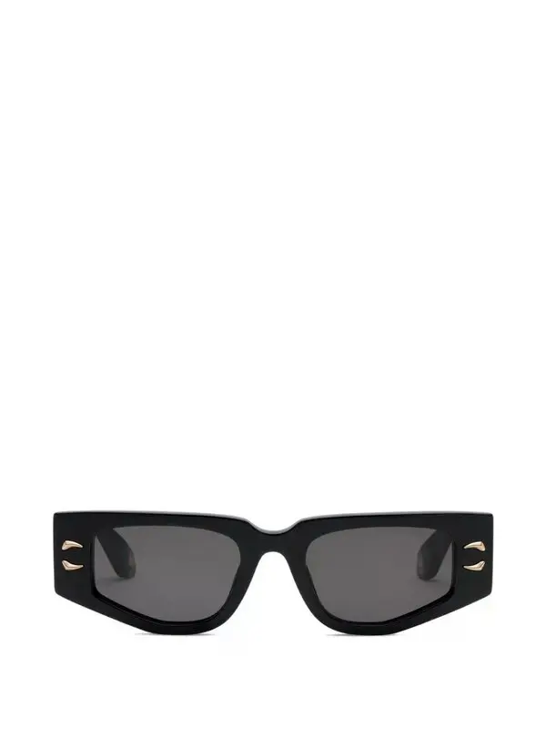 Roberto Cavalli Geometric Frame Sunglasses - Black