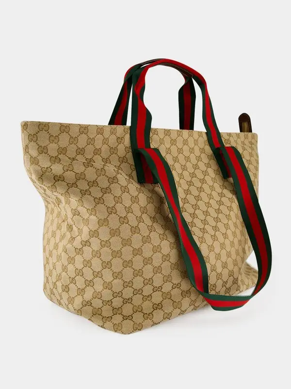 Gucci Gg Canvas Medium Tote Bag