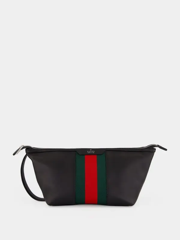 Gucci Mega Web Toiletry Case - Black
