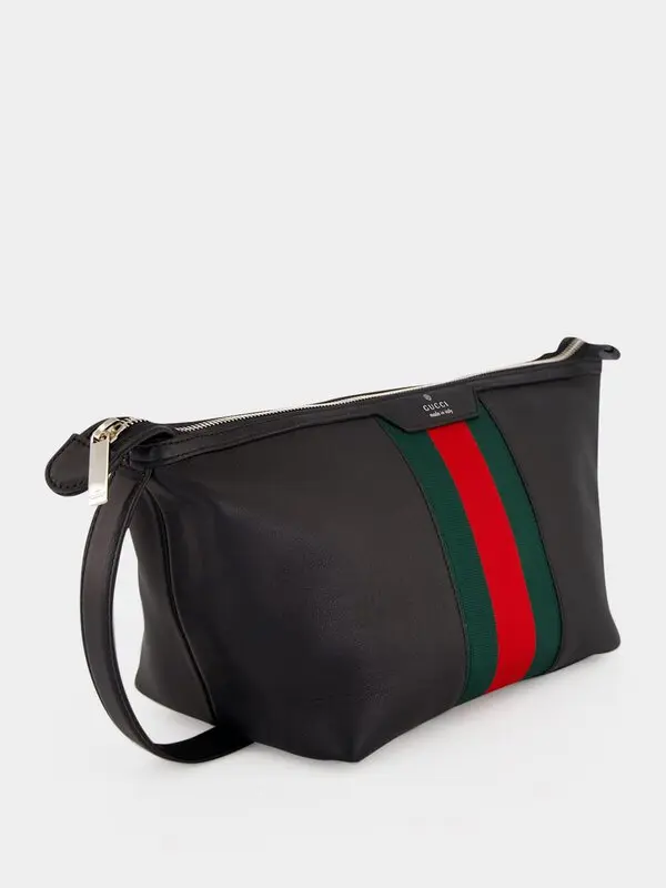 Gucci Mega Web Toiletry Case - Black