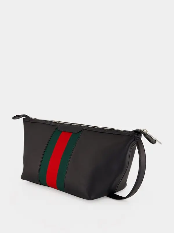 Gucci Mega Web Toiletry Case - Black