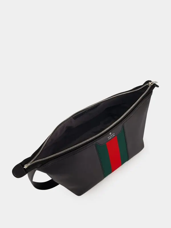 Gucci Mega Web Toiletry Case - Black