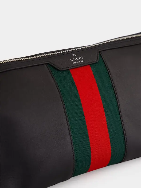 Gucci Mega Web Toiletry Case - Black