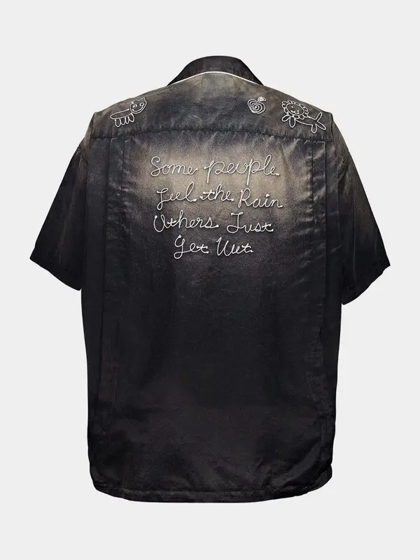 Mihara Yasuhiro Sun Faded Satin Shirt