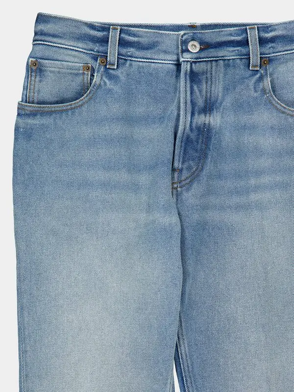 Miu Miu Sapphire Washed Denim Jeans