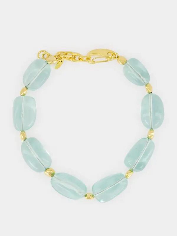 LIZZIE FORTUNATO Lobos Poolside Necklace - Blue