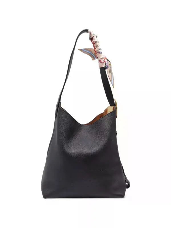 LOUIS VUITTON Grained Leather Shoulder Bag