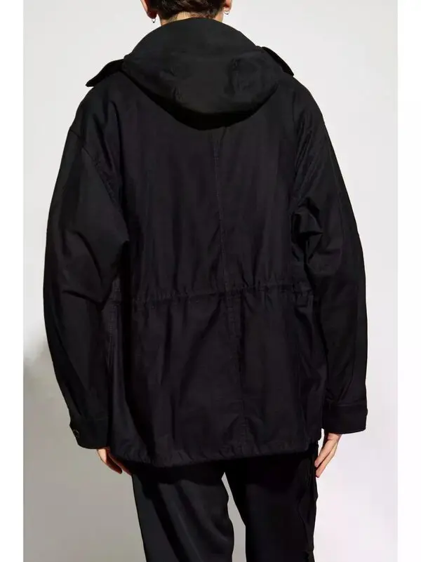 Yohji Yamamoto Zip-up Hooded Jacket