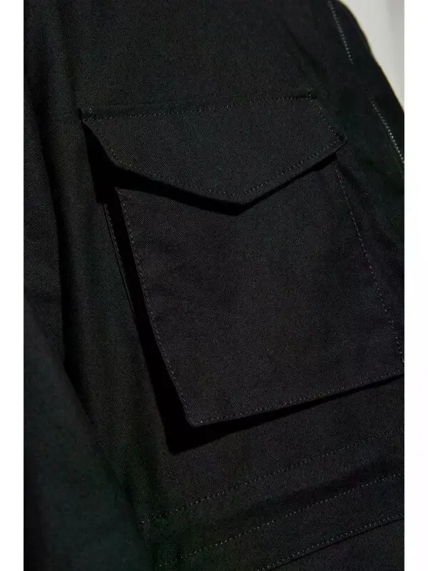 Yohji Yamamoto Zip-up Hooded Jacket