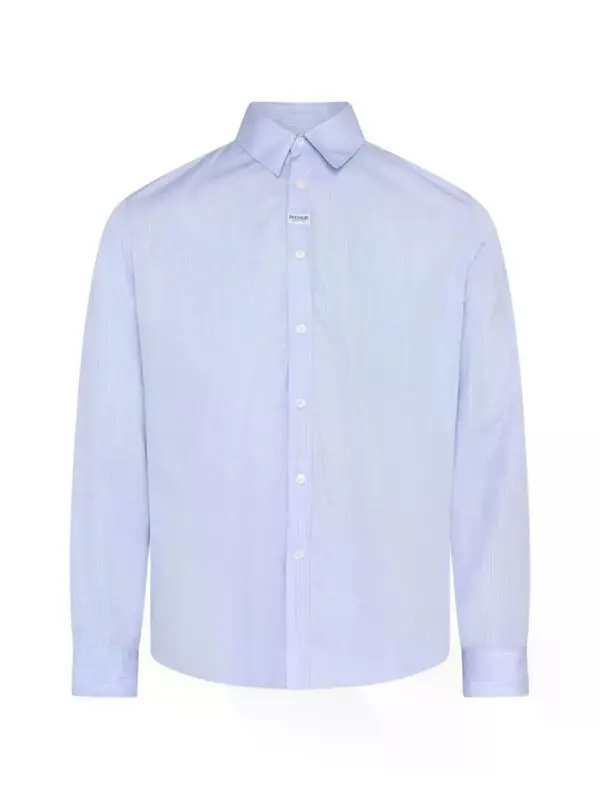 Martine Rose Vertical Stripe Logo Patch Shirt