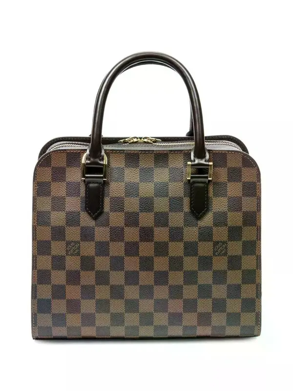 LOUIS VUITTON Damier Ebène Triana Handbag