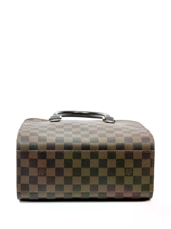 LOUIS VUITTON Damier Ebène Triana Handbag