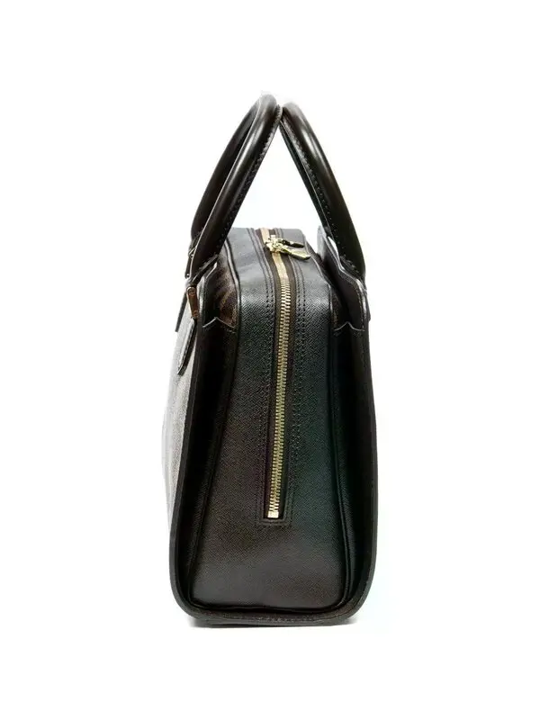 LOUIS VUITTON Damier Ebène Triana Handbag