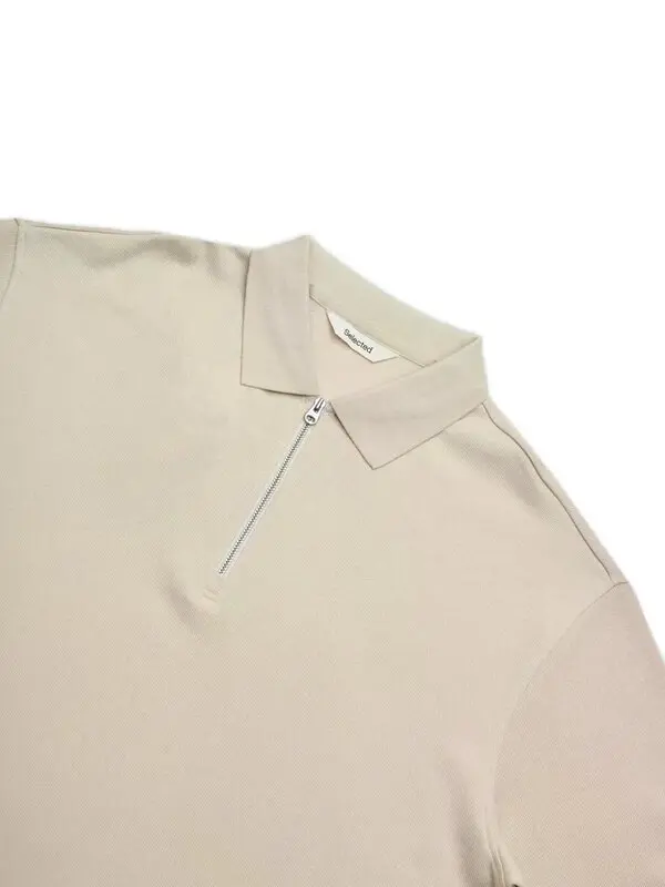 SELECTED Krister Zip-up Polo Shirt