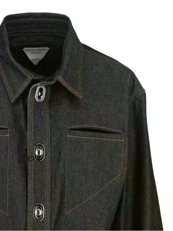 Bottega Veneta Twist-lock Denim Shirt