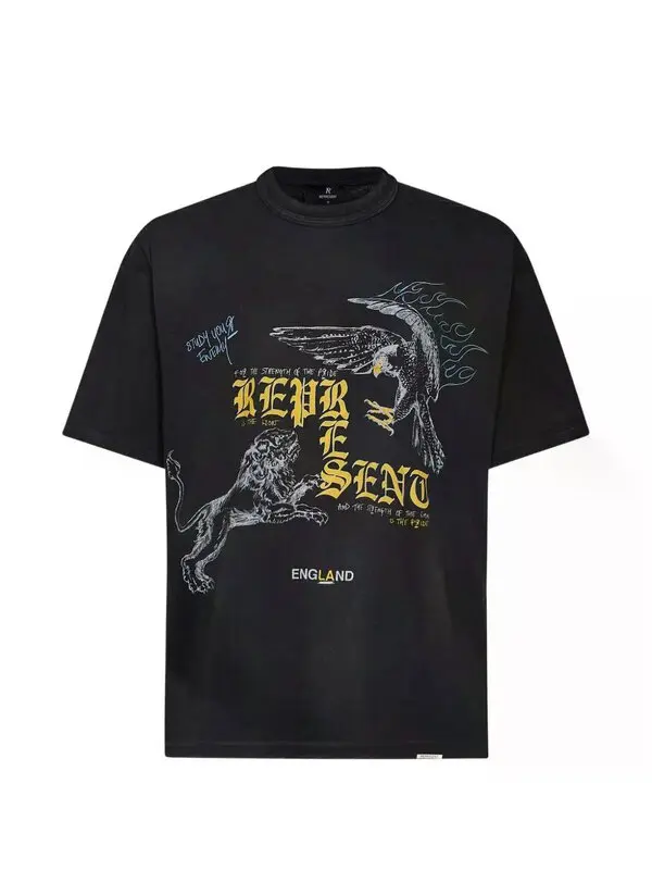 REPRESENT Enemy Graphic-print Cotton T-shirt