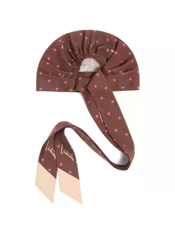 Valentino Garavani Stelline E Firma Starry Headband - Brown