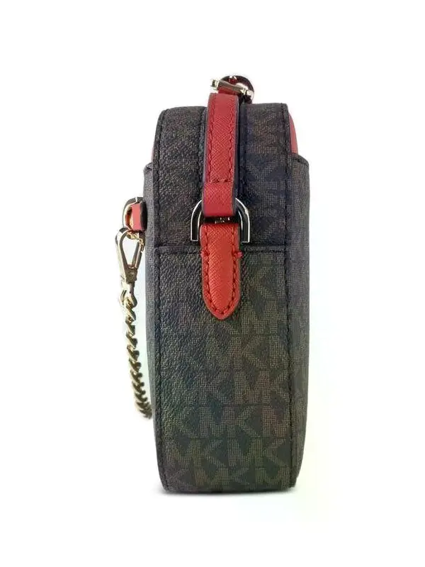 Michael Kors Large Jet Set Monogram Crossbody Bag