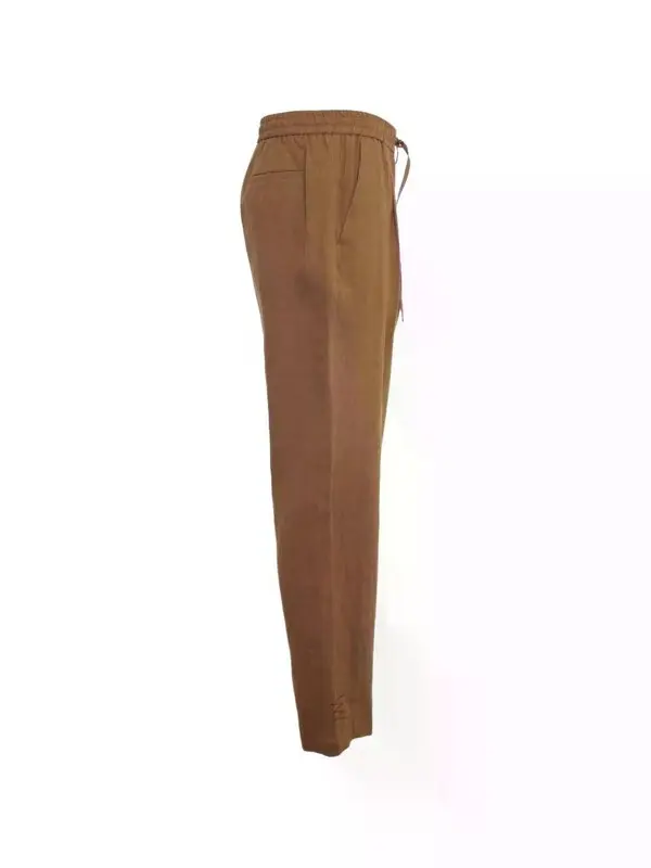 AMARANTO Drawstring-waist Trousers