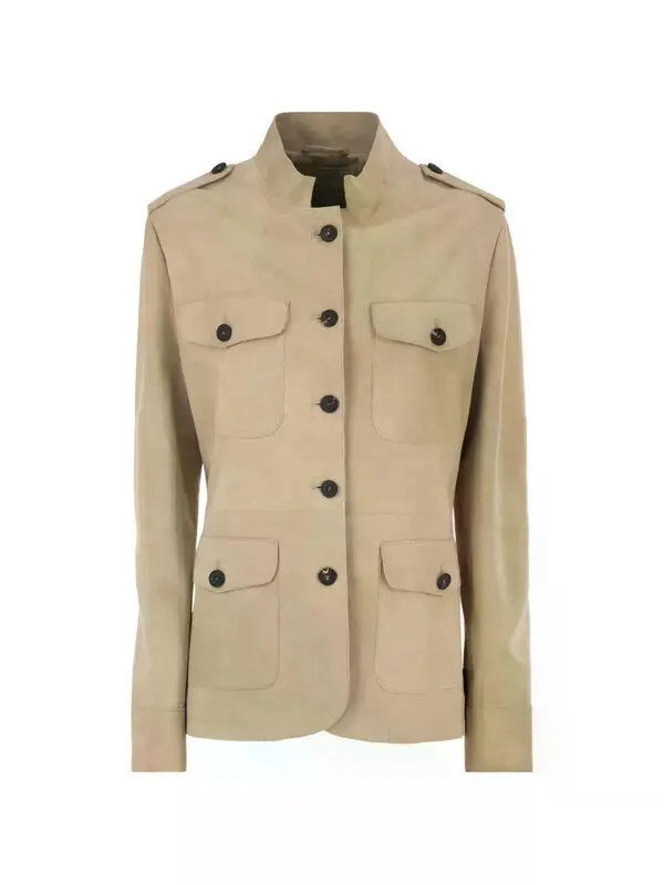 Antonelli Firenze Suede Patch-pocket Jacket