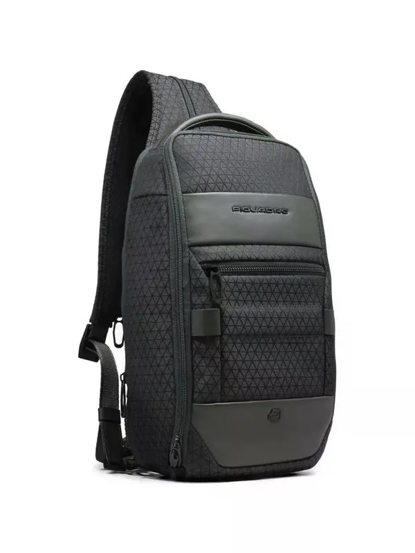 PIQUADRO Geometric Pattern Two-way Convertible Backpack