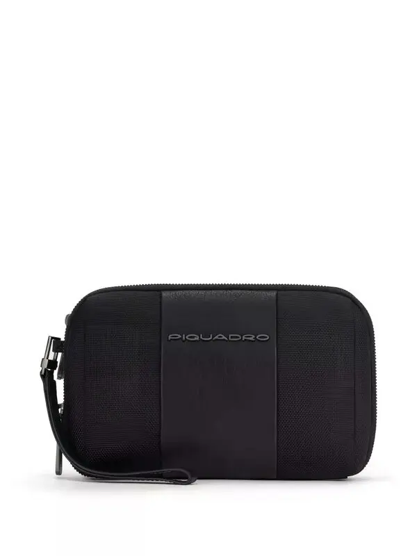 PIQUADRO Logo Plaque Clutch Bag