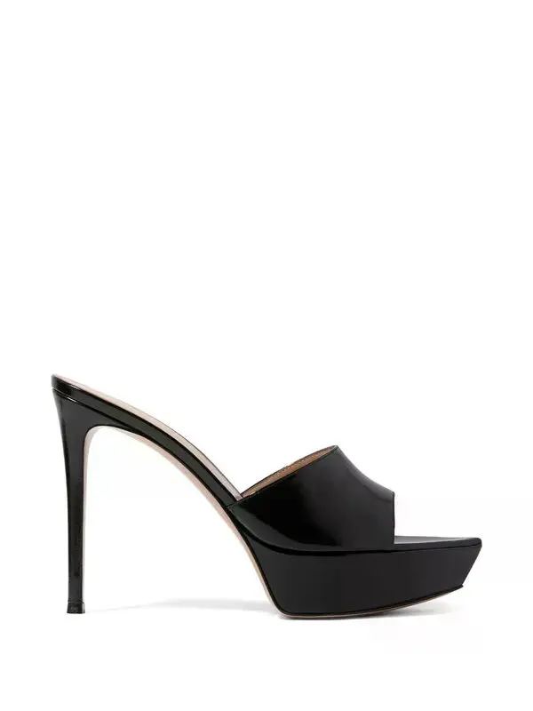 GIANVITO ROSSI Platform Pointed-toe Mules
