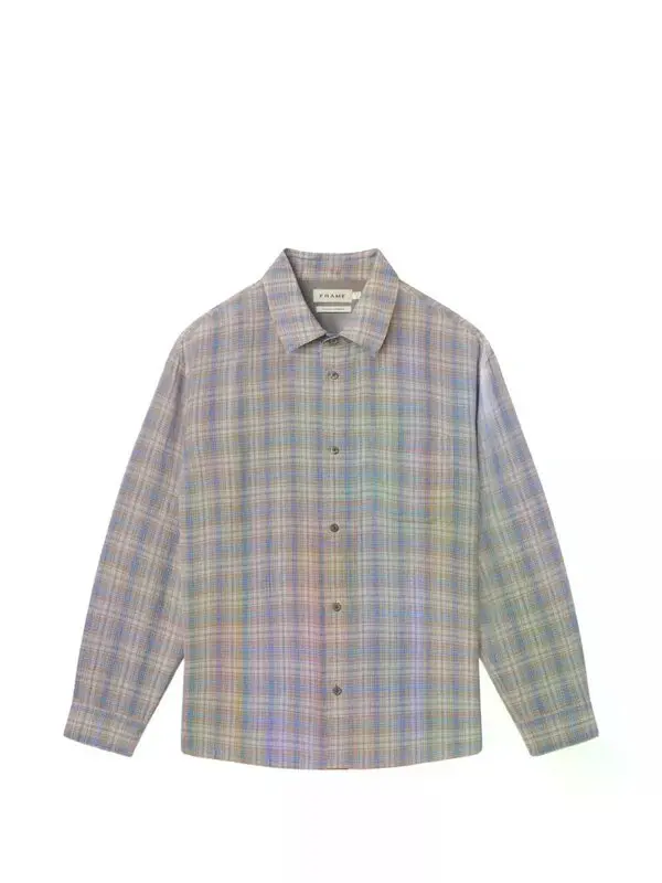 FRAME Check-pattern Long-sleeve Shirt
