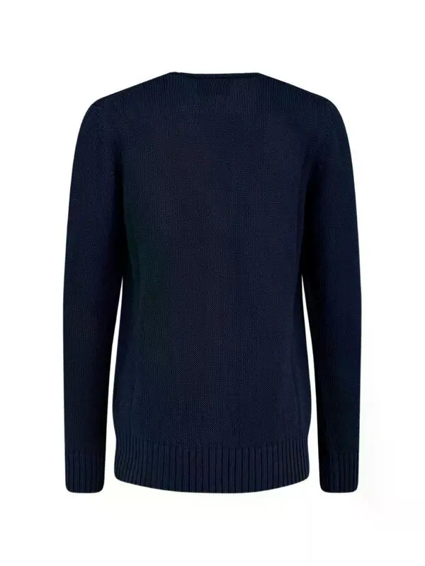 Alpha Studio Ribbed-trim Button-up Cardigan