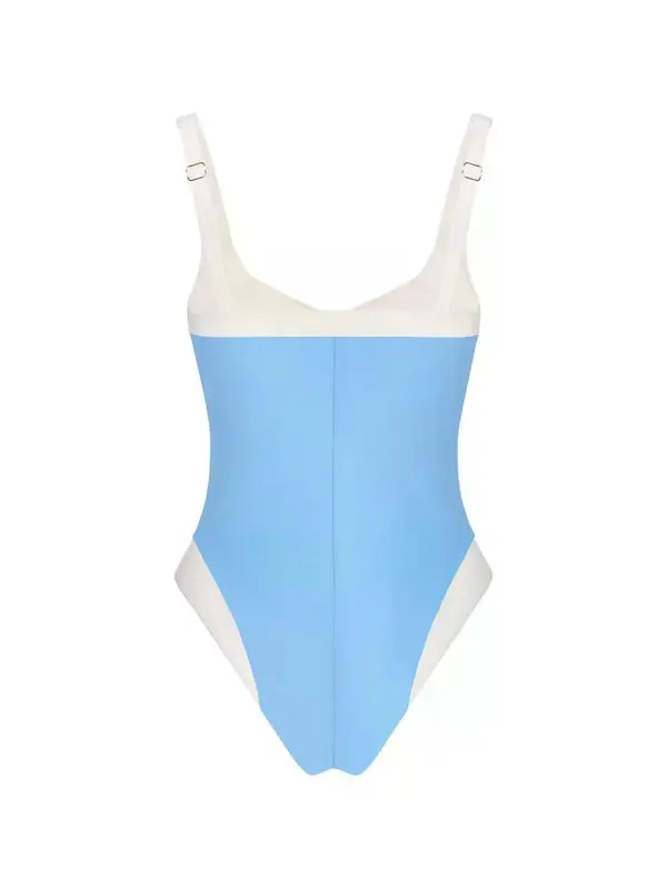 NOIRE SWIMWEAR Adele Square-neck Swimsuit