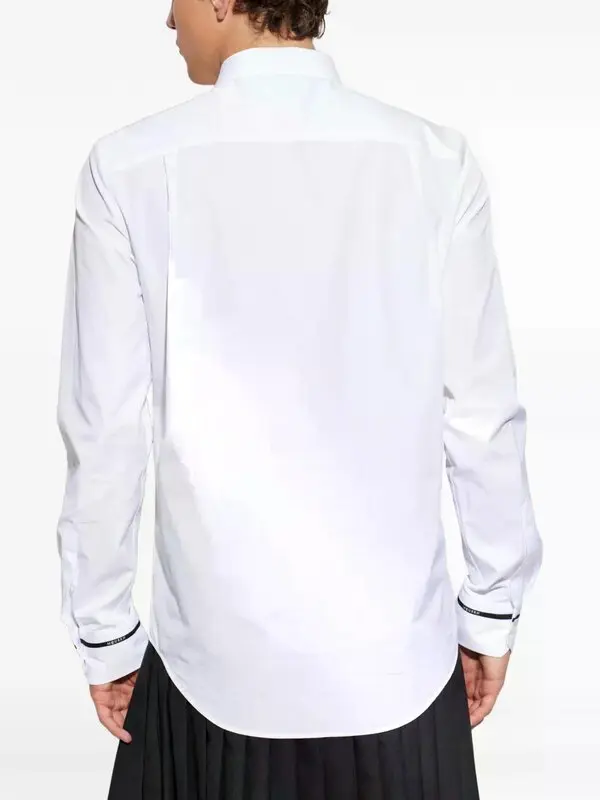 Alexander McQueen Embroidered-logo Cuff Shirt