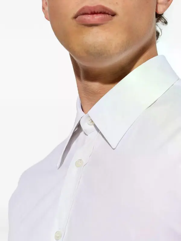 Alexander McQueen Embroidered-logo Cuff Shirt