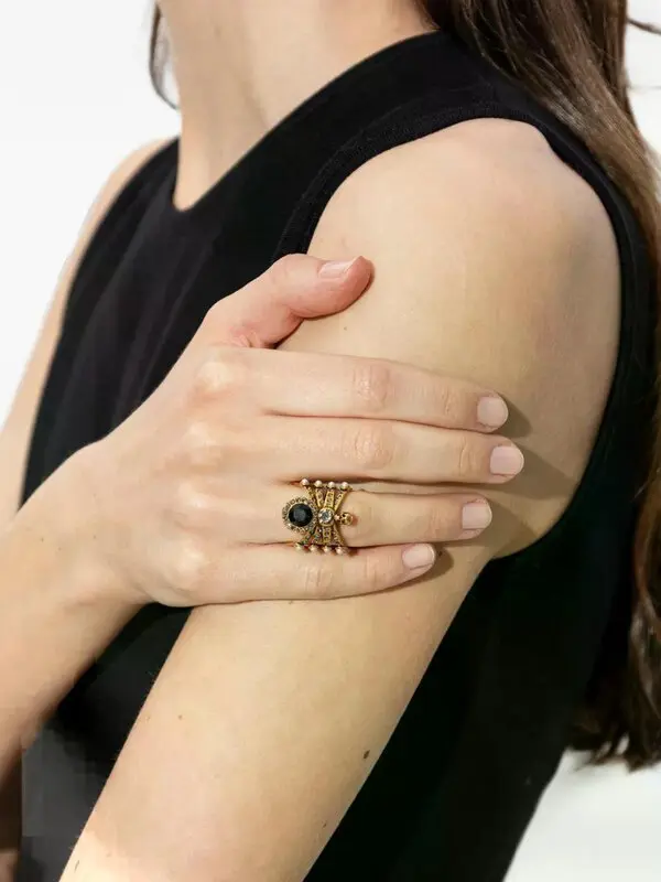 Alexander McQueen Crystal-embellished Spider Ring