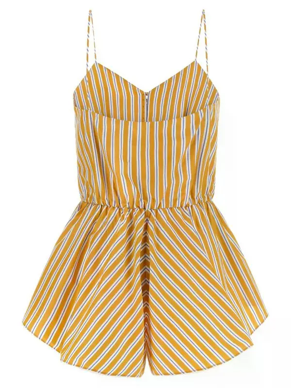 Andamane Celeste Striped Playsuit