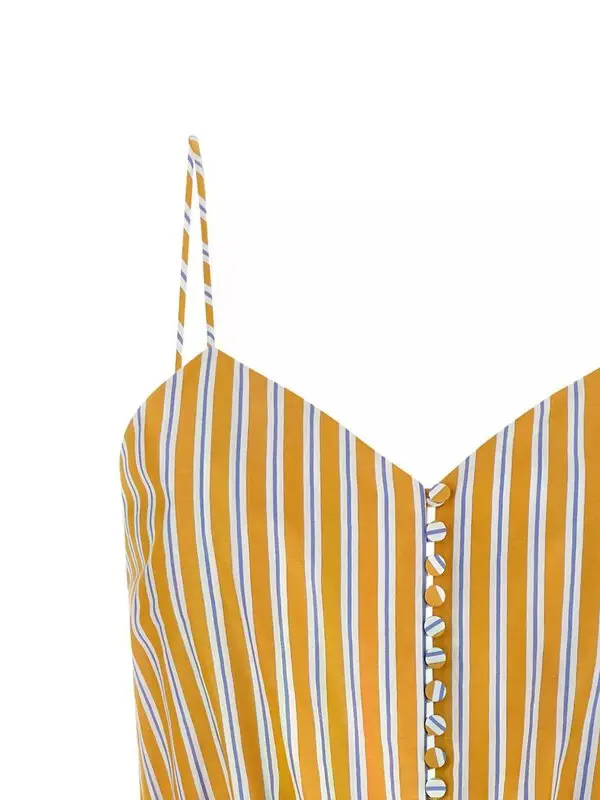 Andamane Celeste Striped Playsuit