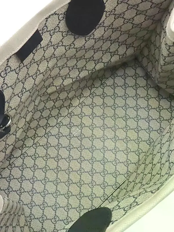 Gucci Large Canvas Logo Tote Bag - Neutrals
