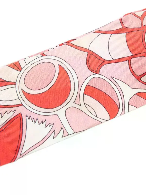 Hermès 2000-2026 Folklore Silk Twilly Scarf Scarves