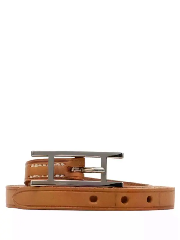 Hermès Swift Leather Behapi Triple Tour Bracelet - Brown