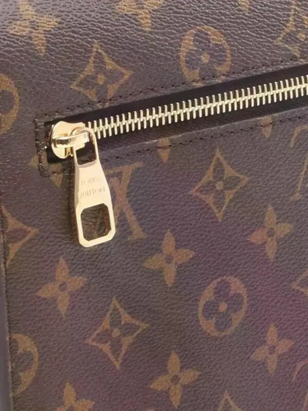 LOUIS VUITTON Monogram Pochette Metis Satchel - Brown