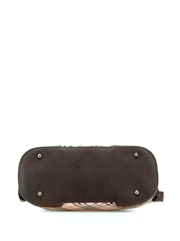 Burberry Nova Check Canvas Shoulder Bag