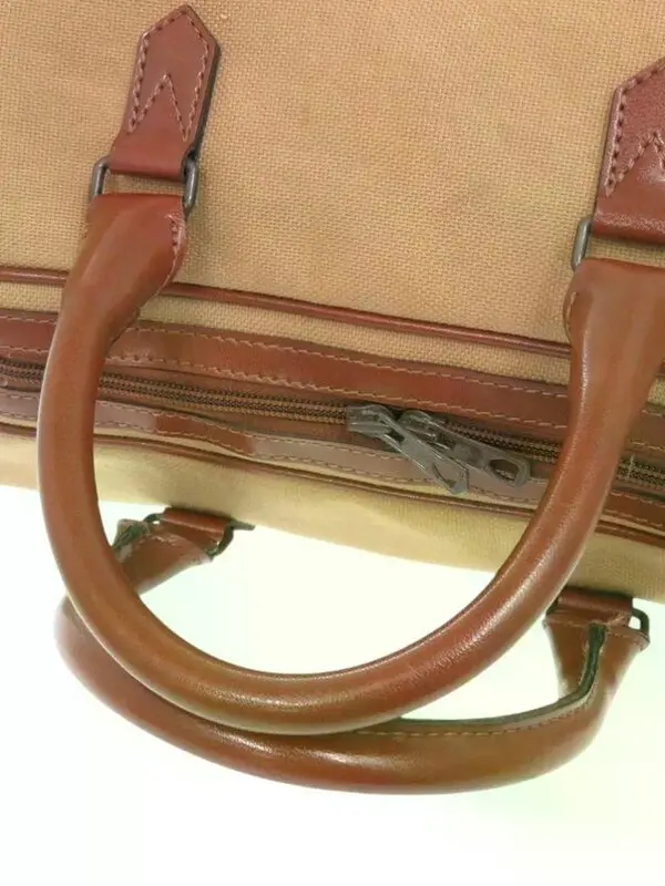 Saint Laurent 20th Century Canvas Boston Bag - Brown