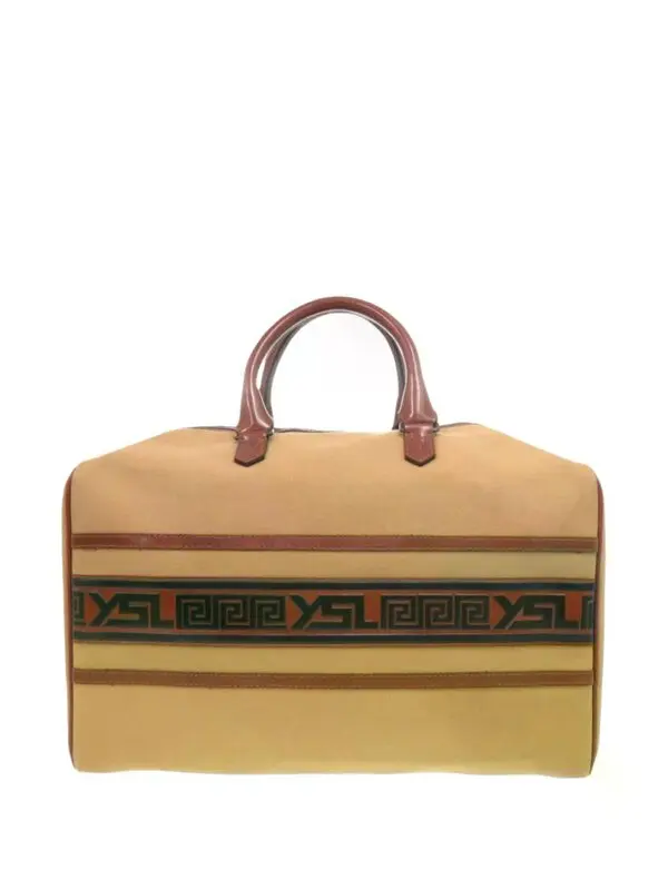 Saint Laurent 20th Century Canvas Boston Bag