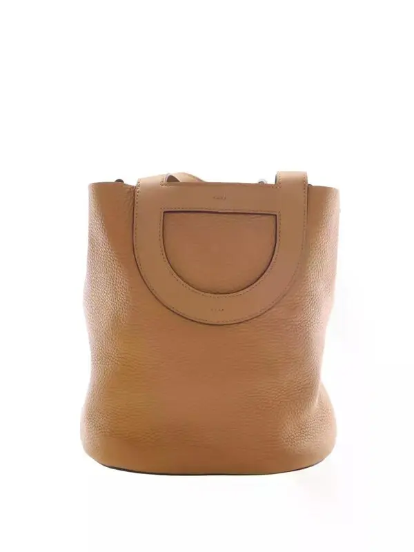 Hermès 23 Handbag In Clemence And Swift Leather - Brown