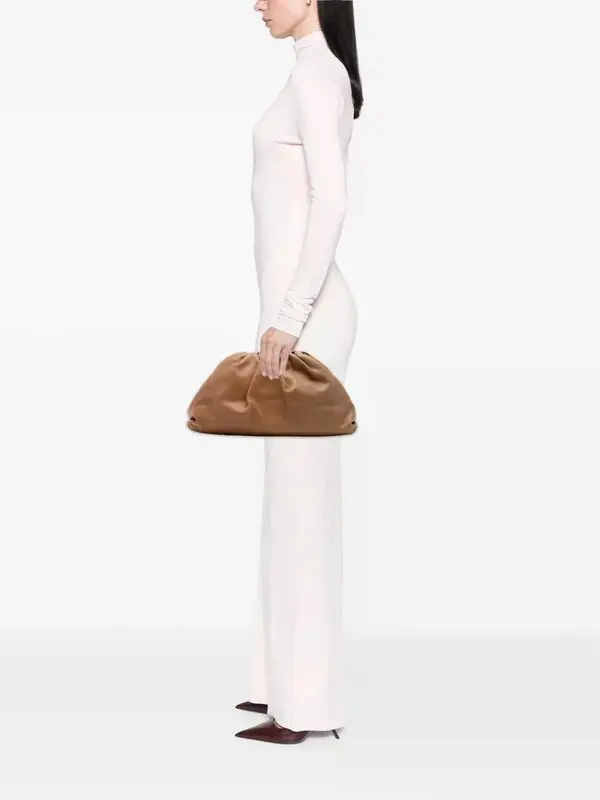 Bottega Veneta Lambskin The Pouch Clutch Bag