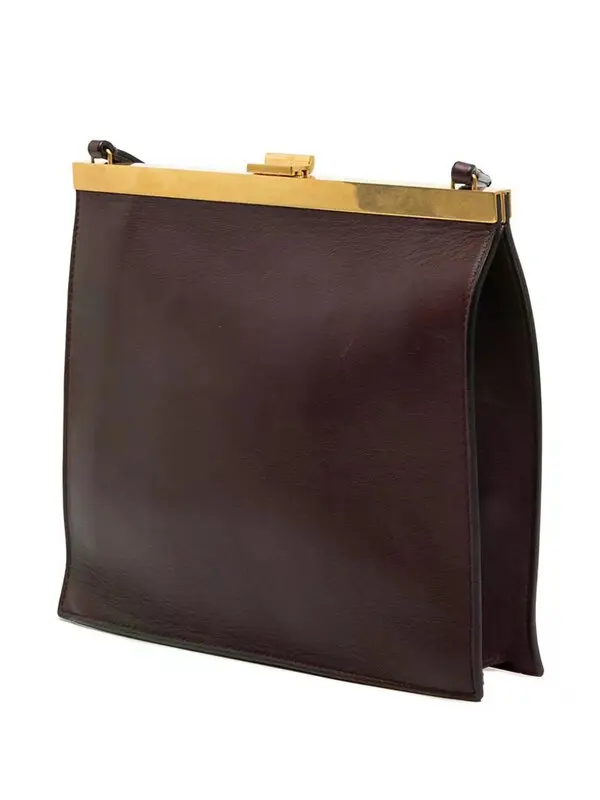 Celine Mini Smooth Calfskin Clasp Bag - Red