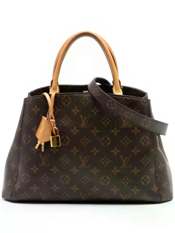 LOUIS VUITTON Monogram Montaigne Mm Satchel