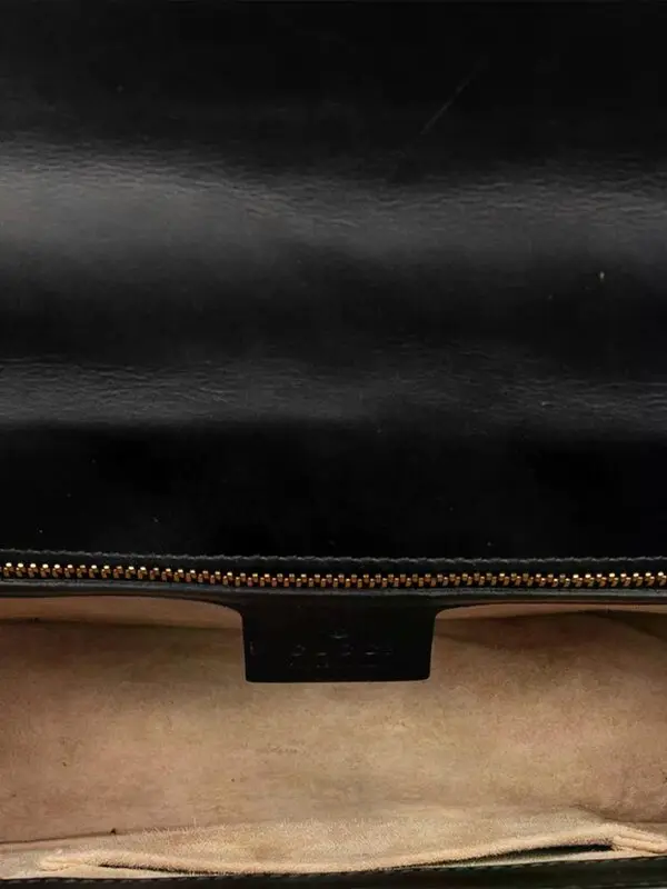 Gucci Sylvie Web Satchel - Black