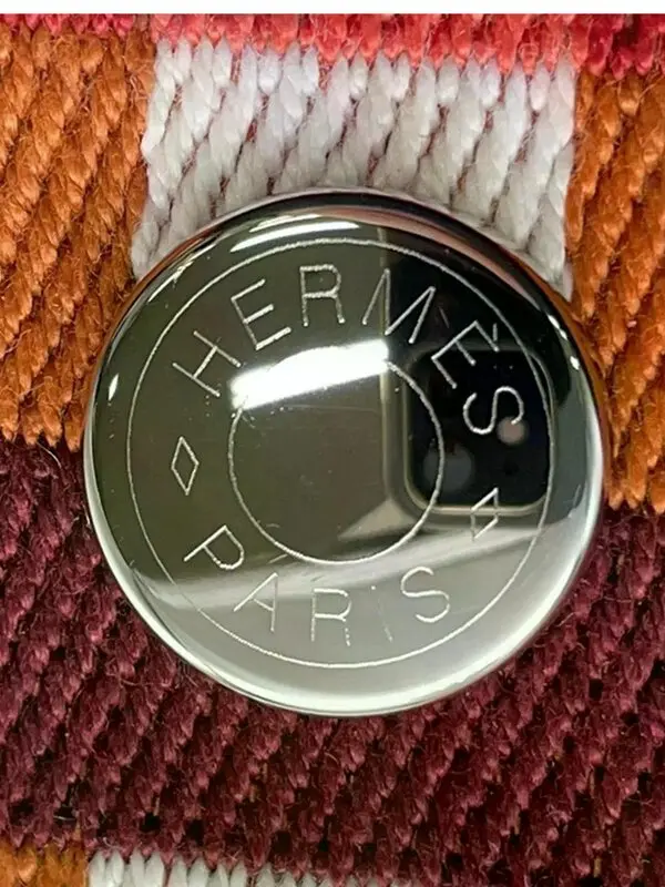 Hermès Small Wool Case Vanity Bag - Orange